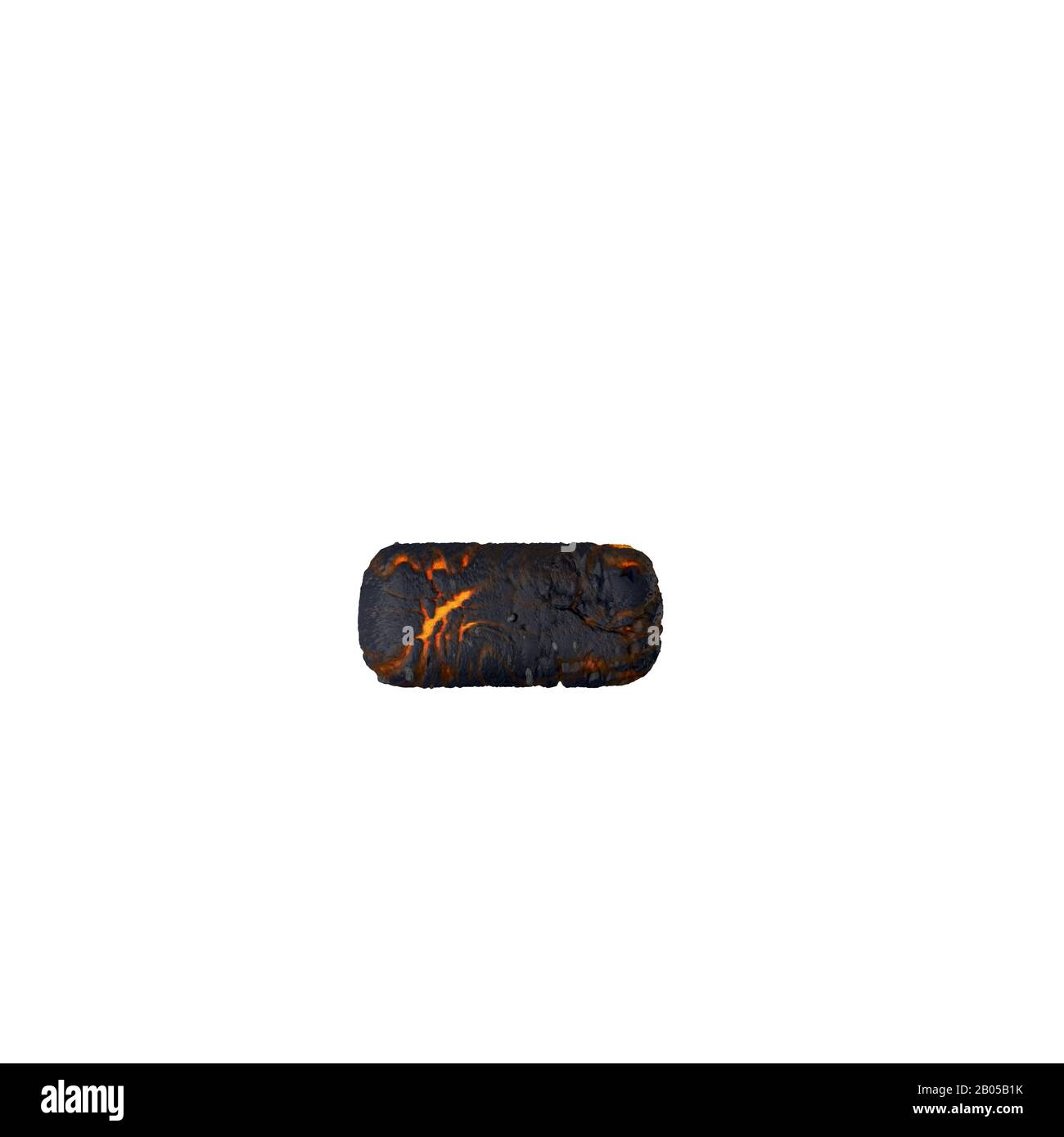 Lava Letter 3d illustration Stock Photo - Alamy
