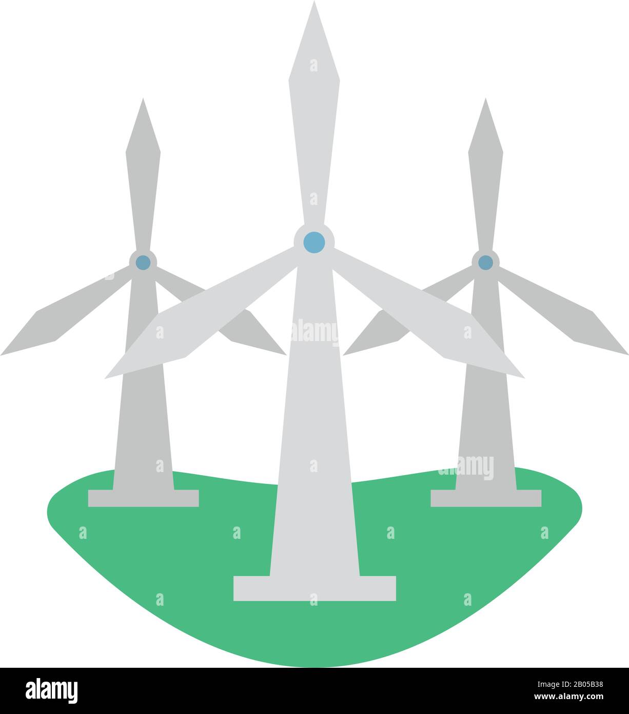 windmill energy environmental isolated icon Stock Vector Image & Art ...