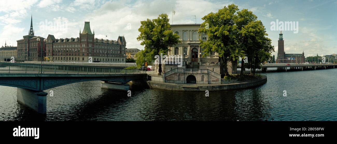 Bridge across a river, Vasabron, Stockholm, Sweden Stock Photo - Alamy