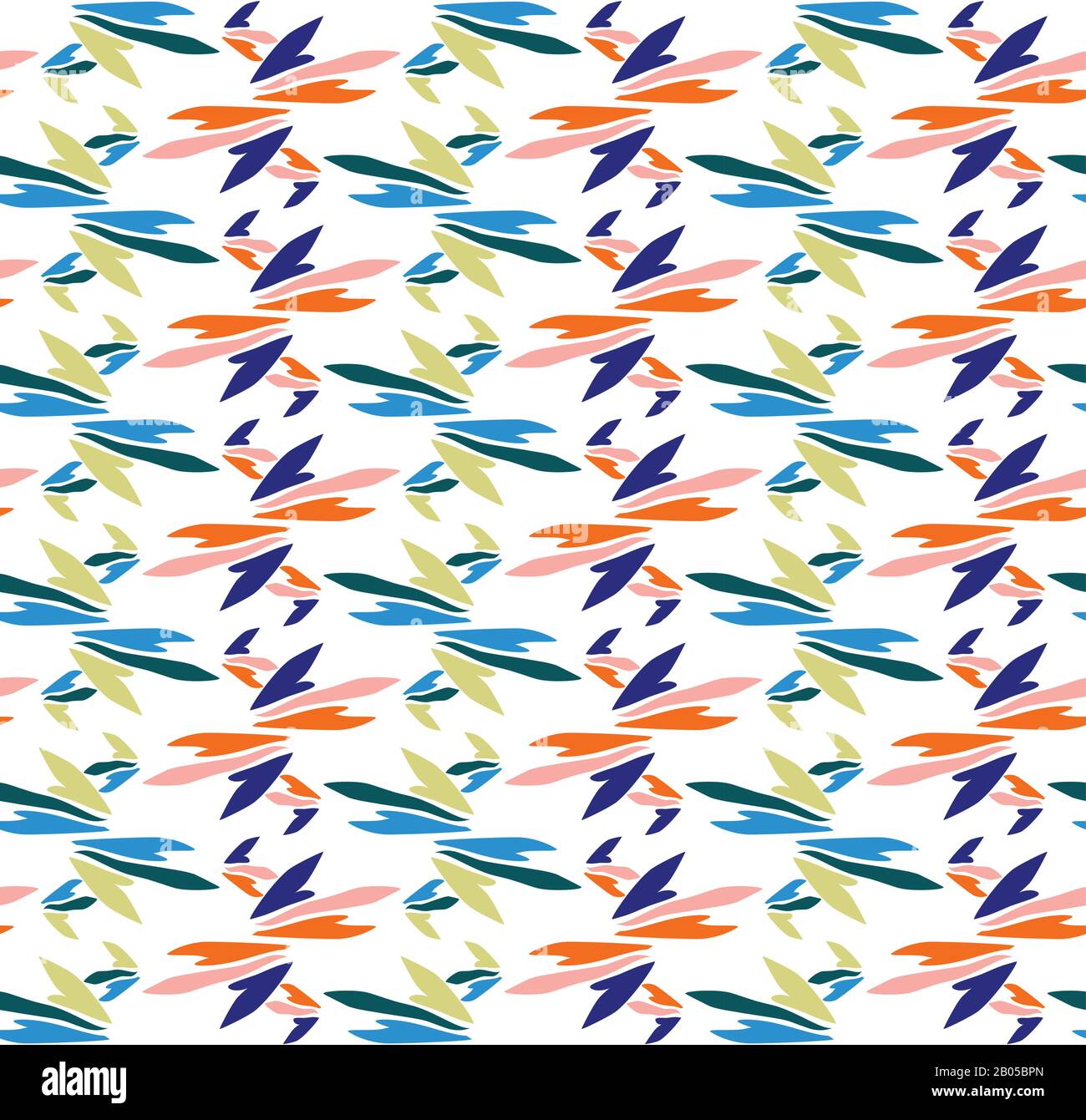 Hand painted paper collage design Cut Out Stock Images & Pictures - Alamy