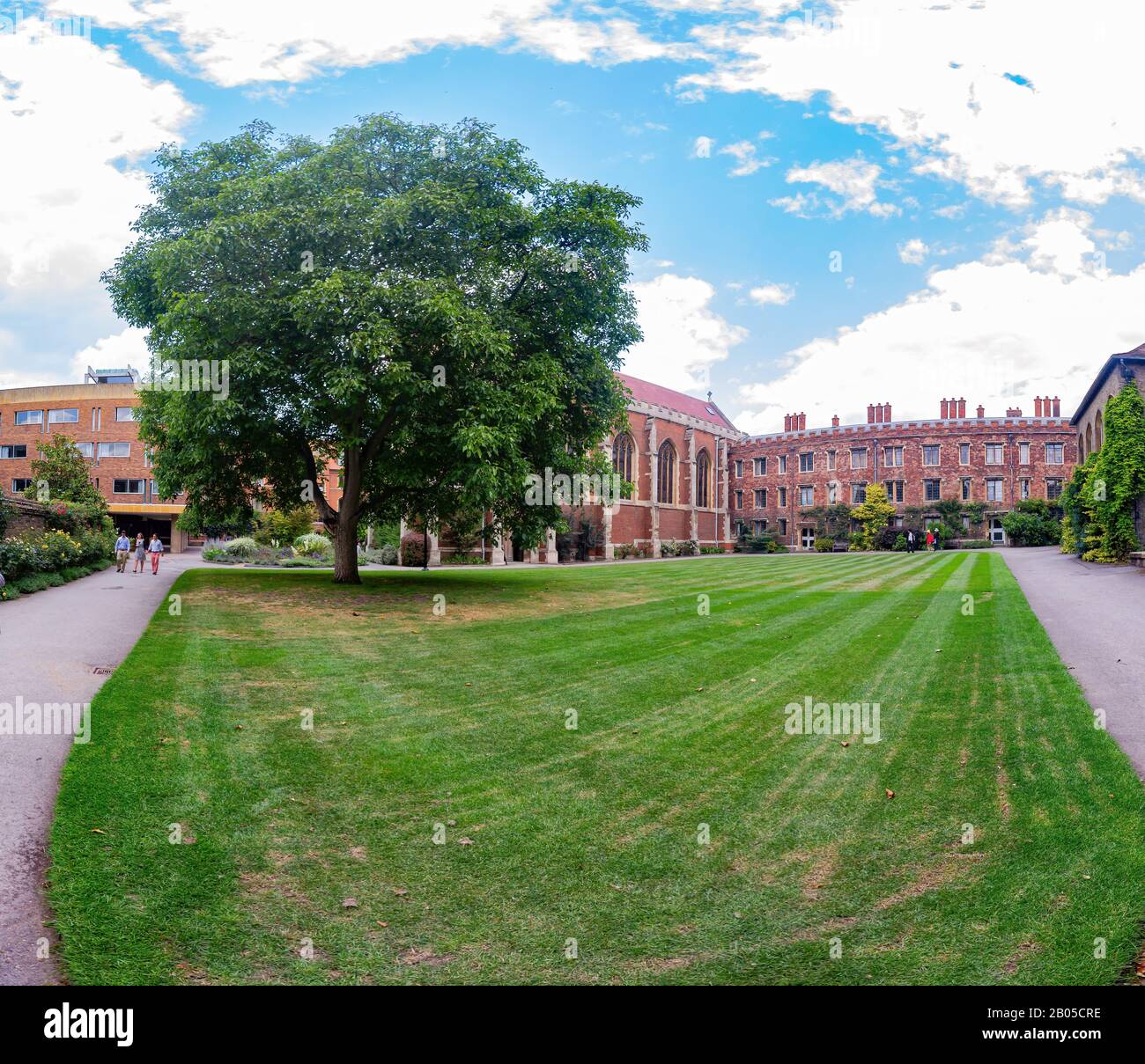 Cambridge, JUL 10: Colister Court of Queen's College on JUL 10, 2011 at ...