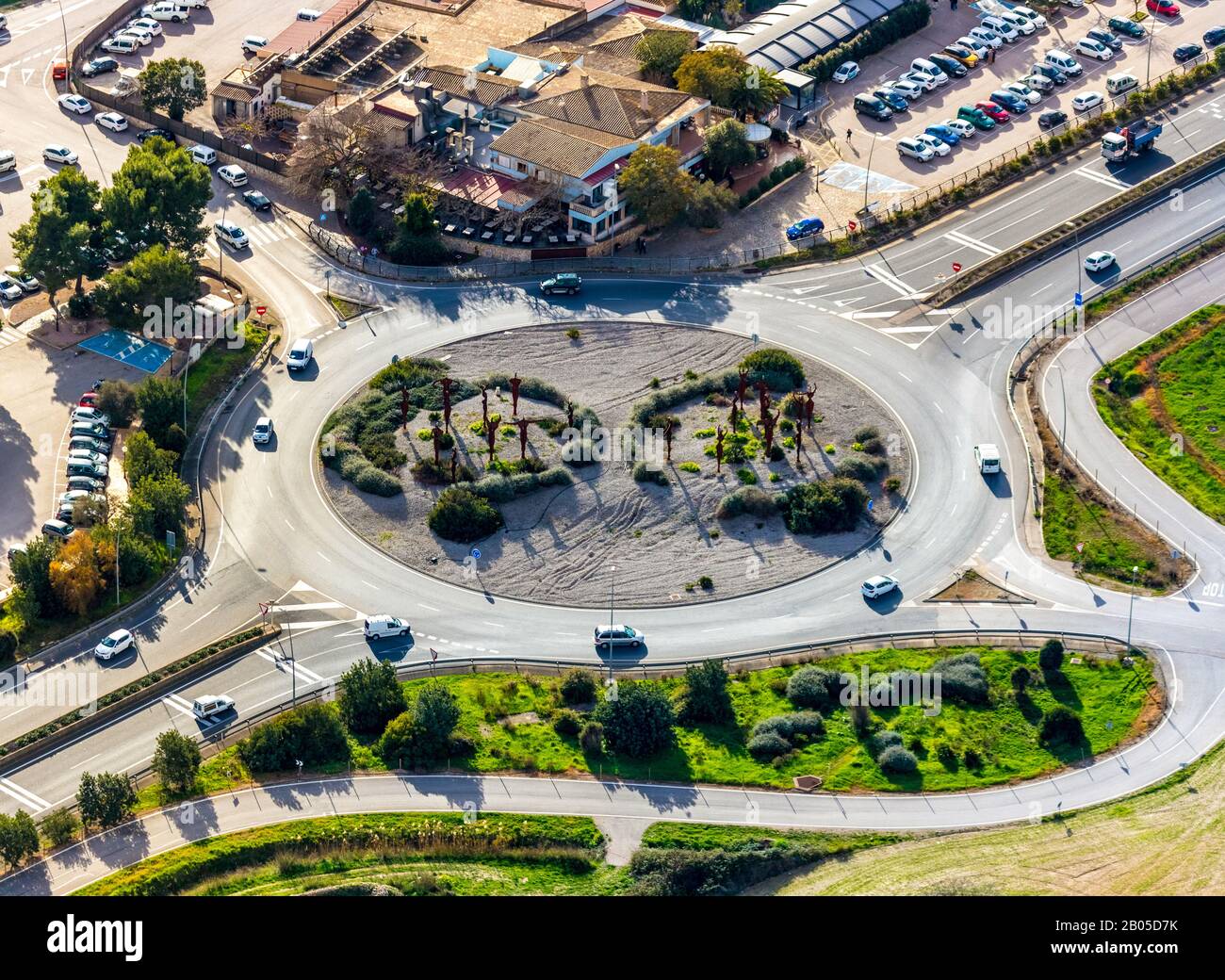 Roundabout junctions hi-res stock photography and images - Alamy