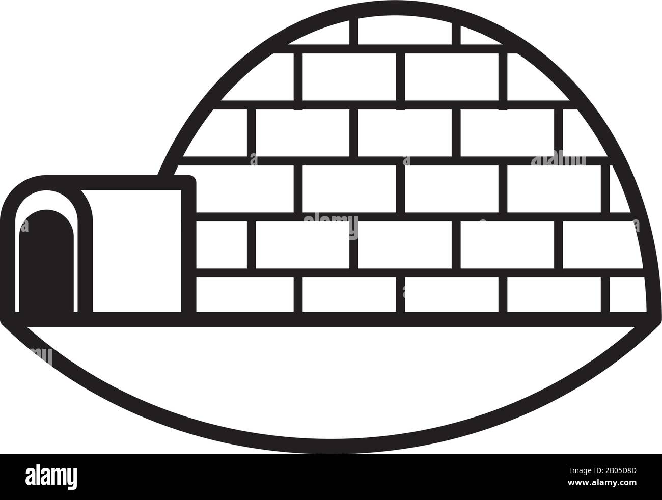 Outline Picture Of Igloo House