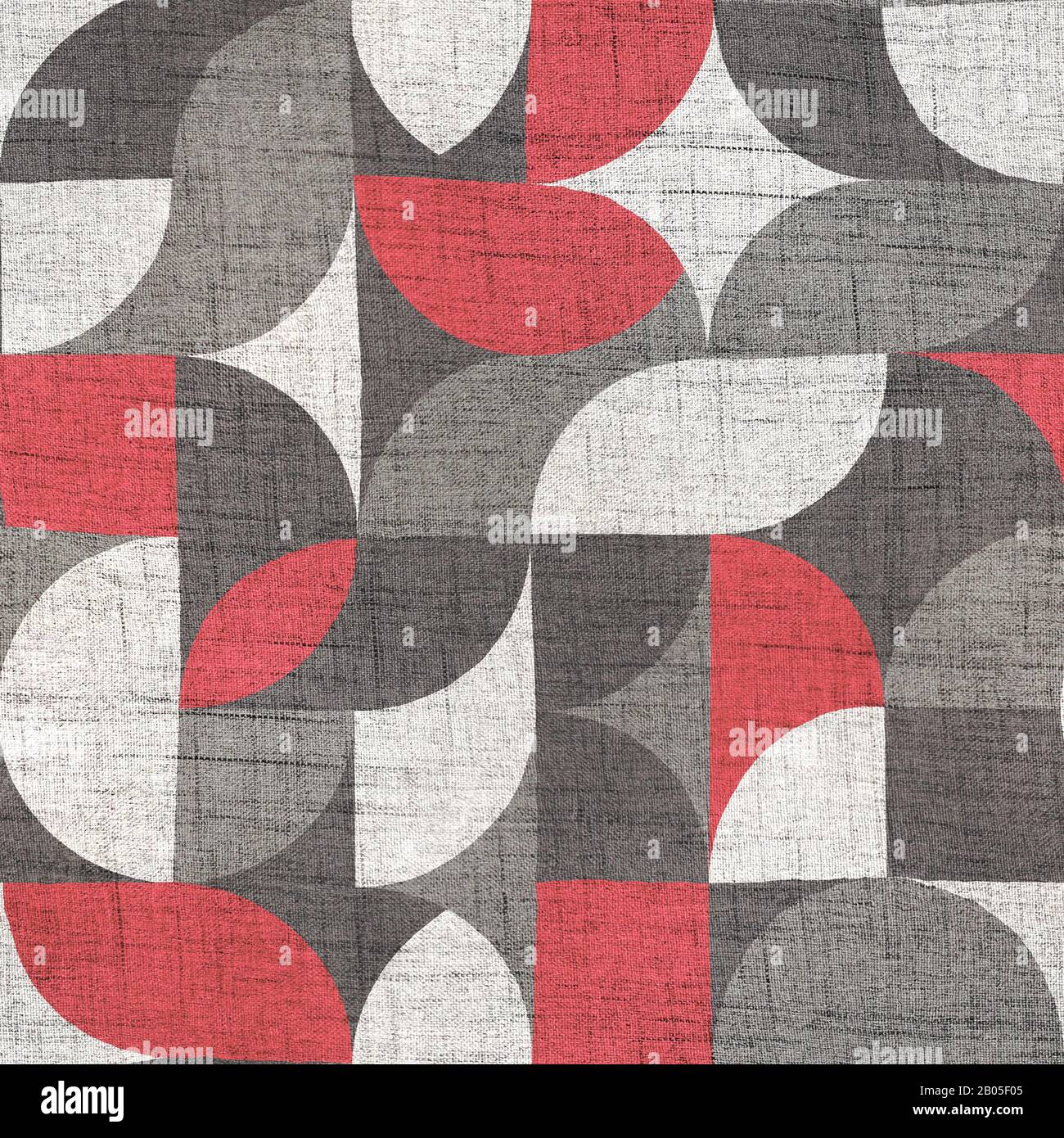 Printed upholstery couch cover fabric worn old geo Stock Photo - Alamy