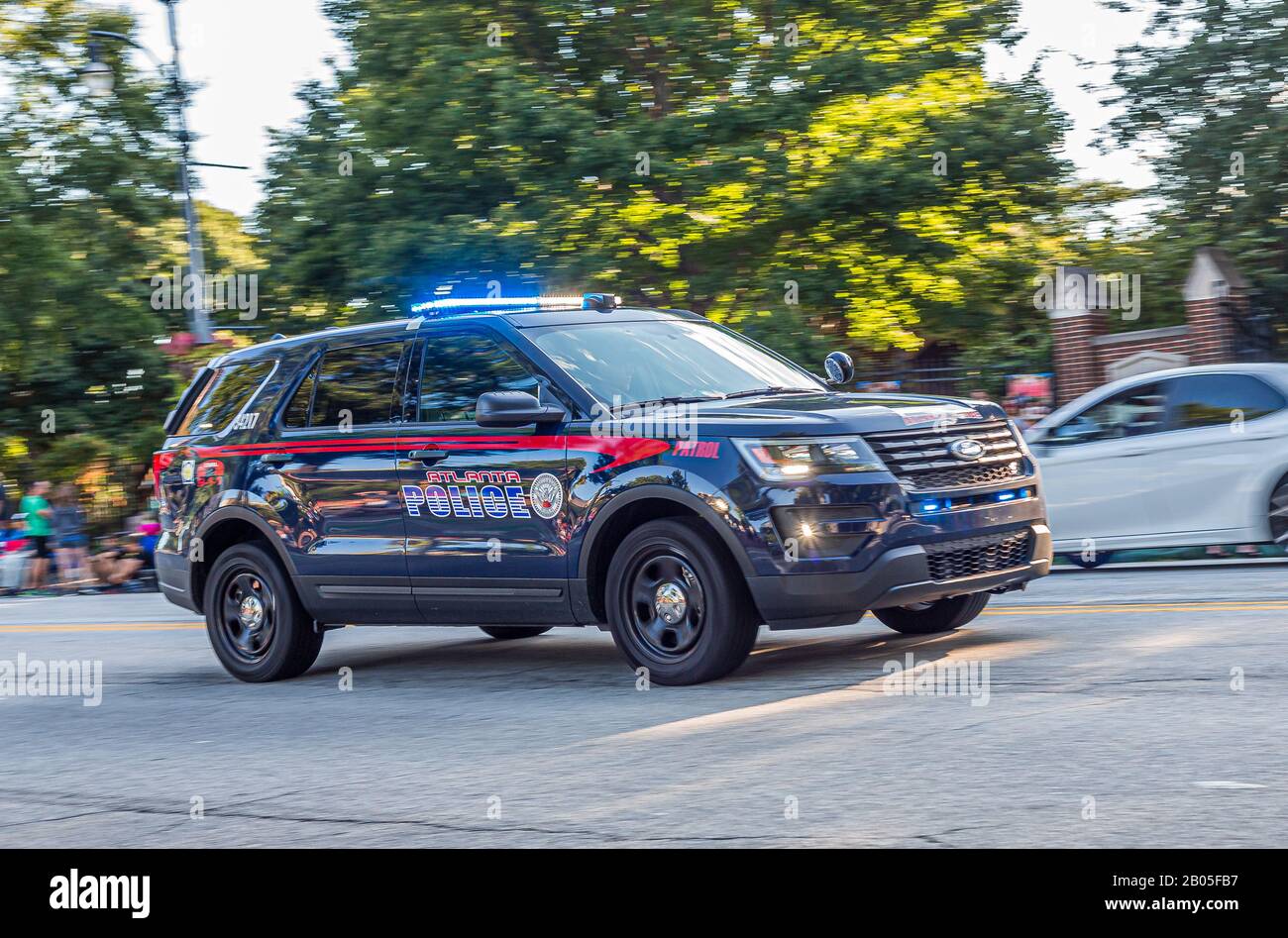 Atlanta Police Patrol Stock Photo - Alamy