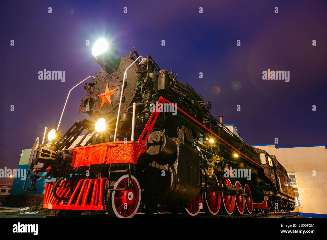 Black steam locomotive hi-res stock photography and images - Alamy