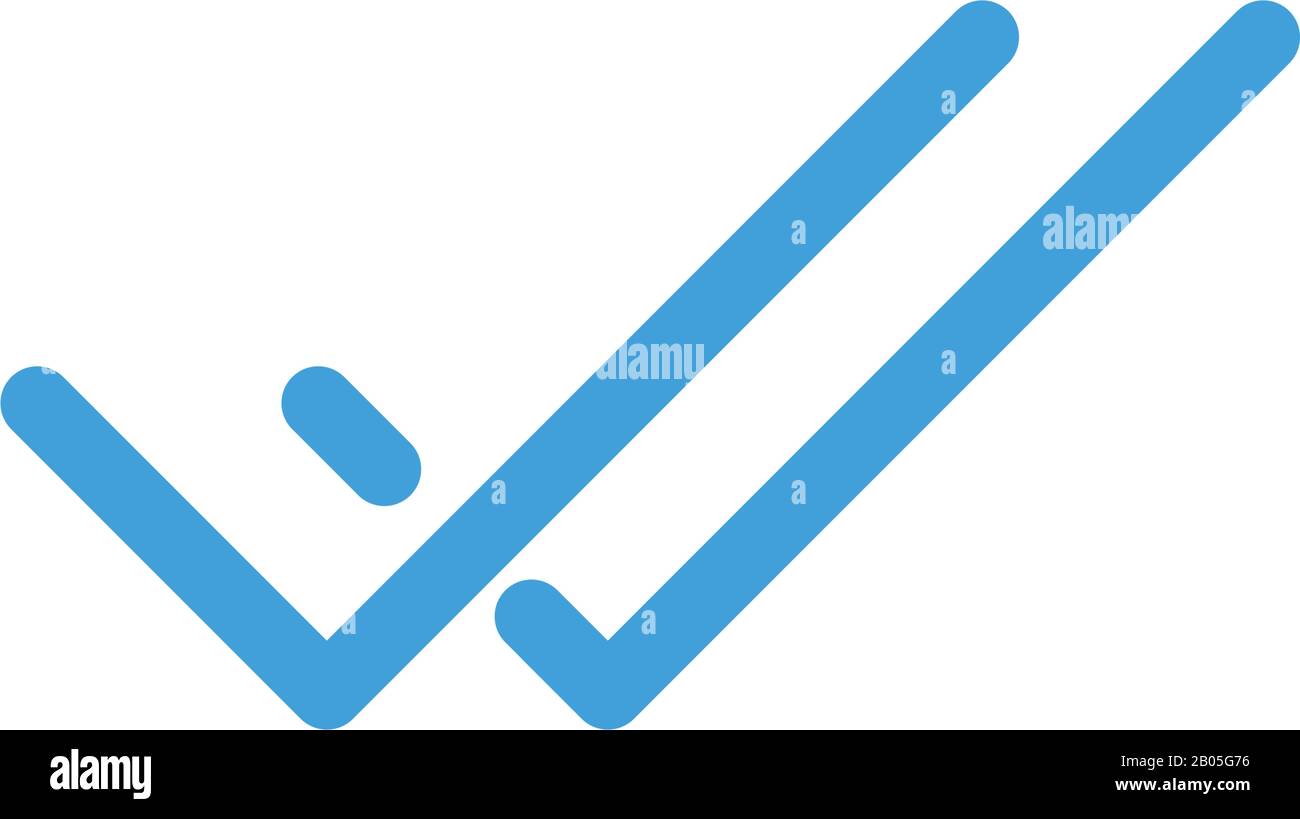 Check icon design template. Vector illustration Stock Vector Image ...