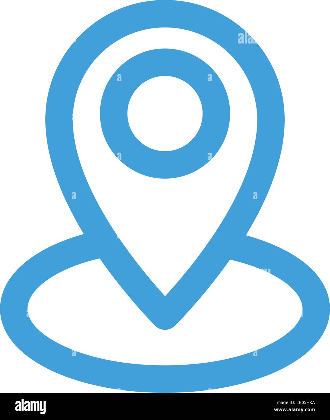 Map pin icon design template. Vector illustration Stock Vector Image ...