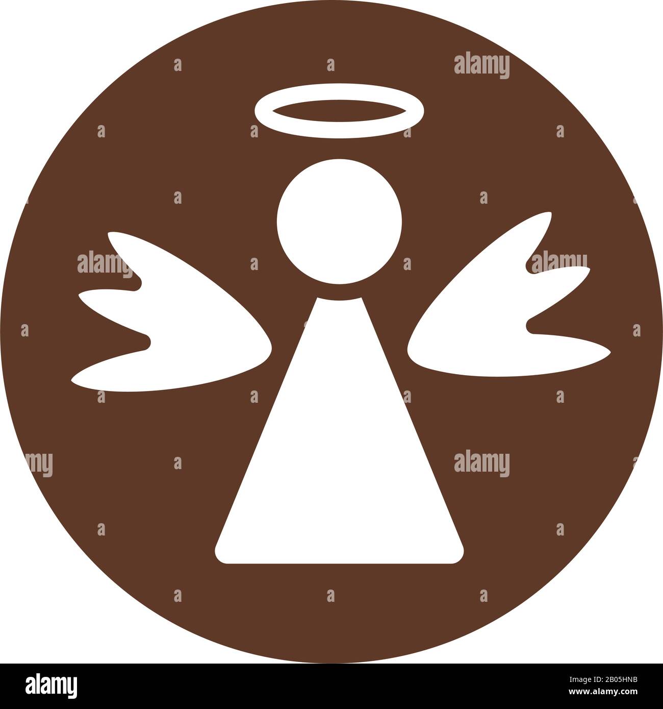 cute angel character block style icon Stock Vector Image & Art - Alamy