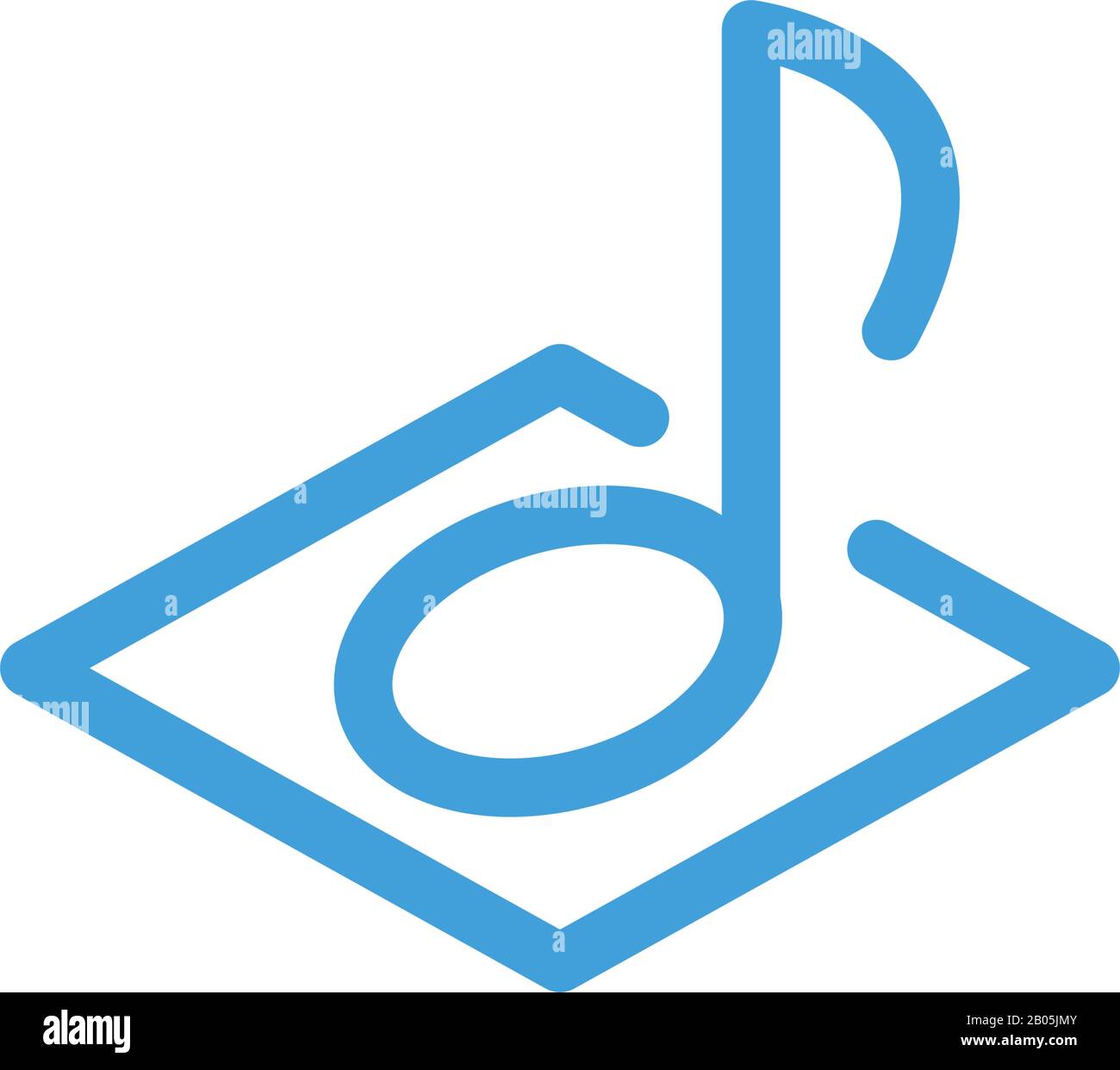 Music icon template. Vector illustration Stock Vector Image & Art - Alamy