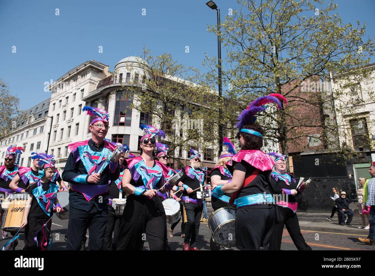 St. Georges Day Parade, Manchester Stock Photo - Alamy