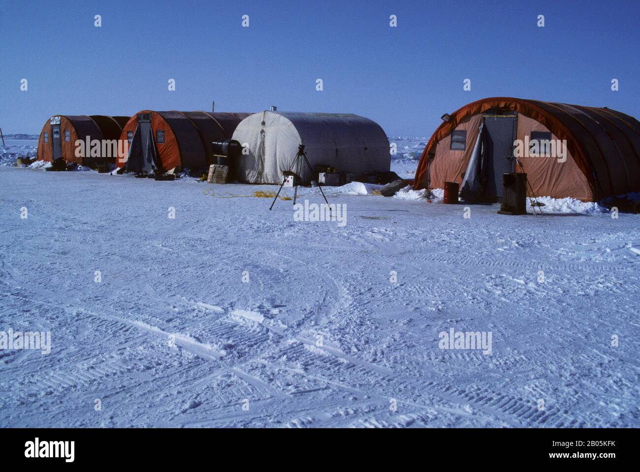 CANADA, BEECHY ISLAND, 1983 NATIONAL GEOGRAPHIC EXPEDITION CAMP ...