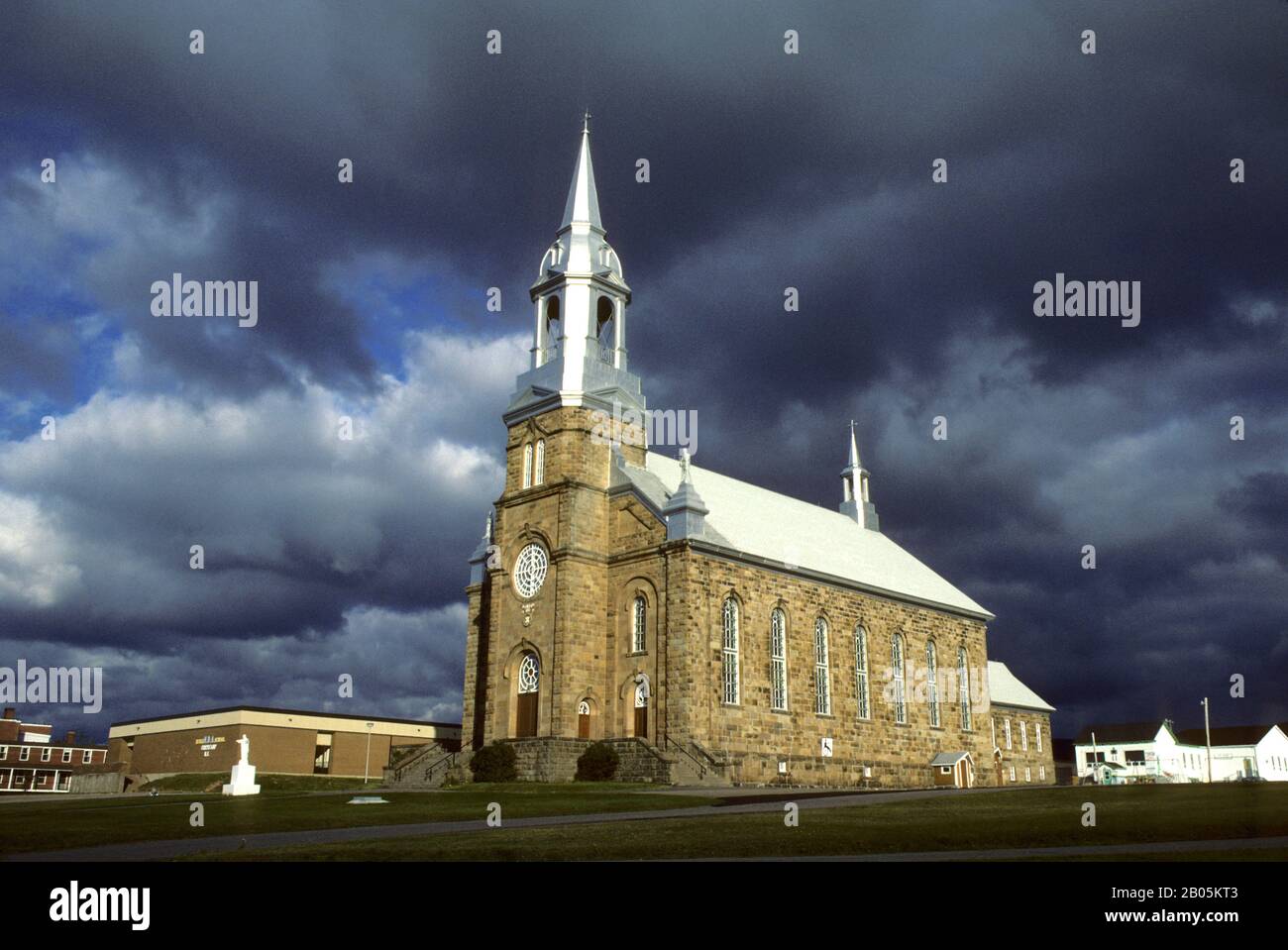 CANADA, NOVA SCOTIA, CAPE BRETON, CHETICAMP, CHURCH Stock Photo - Alamy