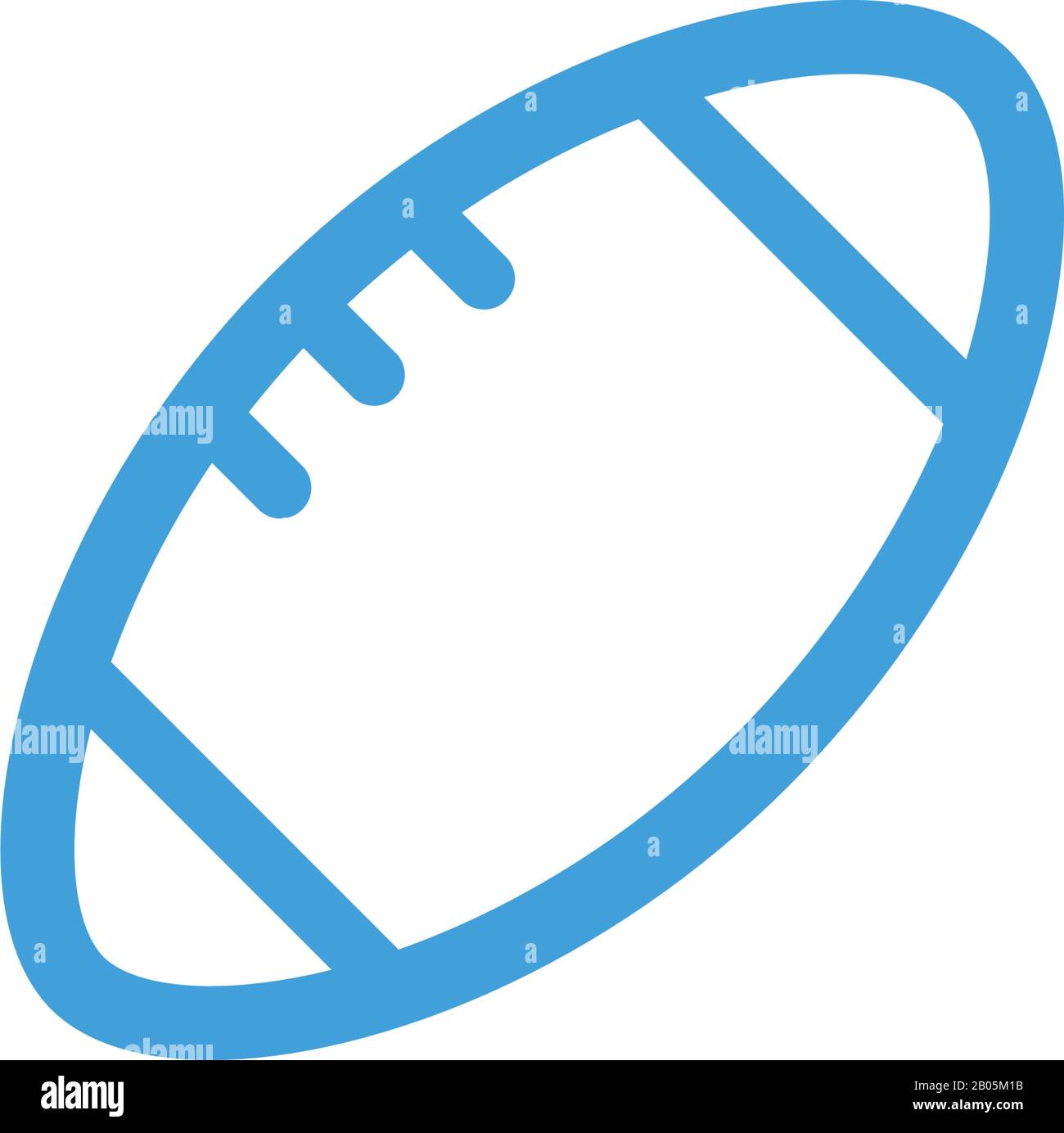 American football icon template. Vector illustration Stock Vector Image ...