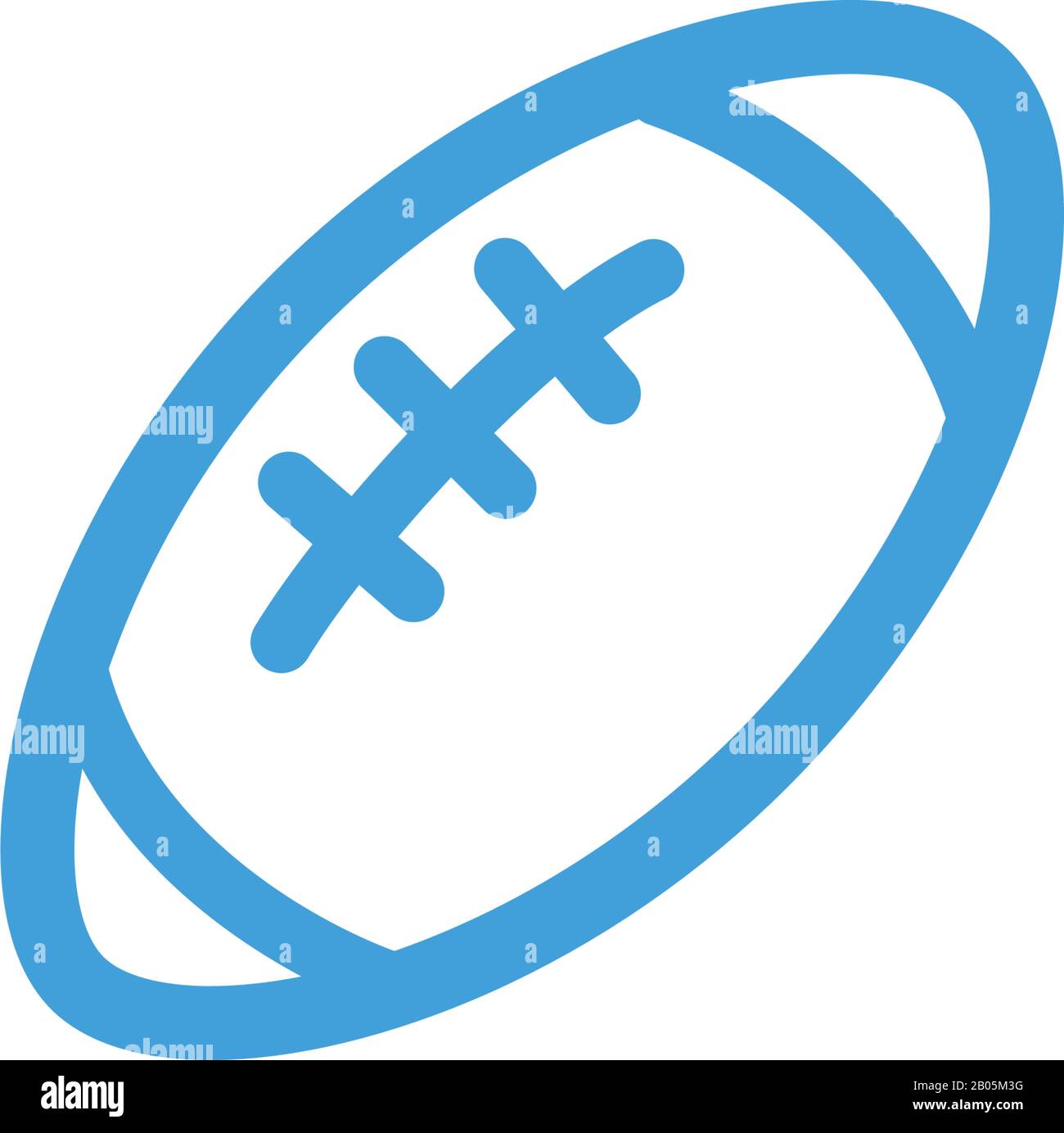 American football icon template. Vector illustration Stock Vector Image ...
