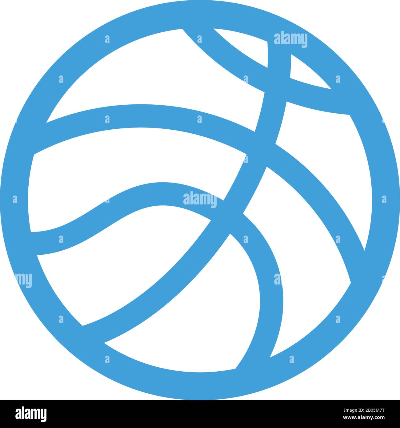 Simple basketball logo Stock Vector Images - Alamy
