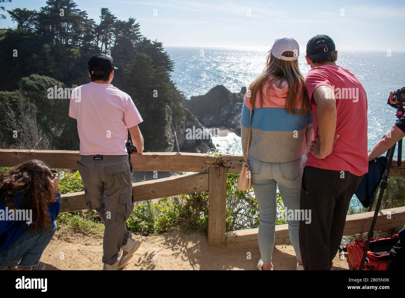 McWay Falls is a waterfall in Big Sur, CA, that empties into the ...