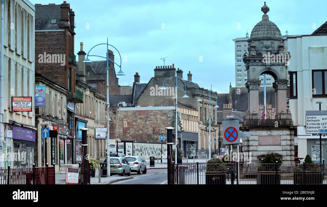 Coatbridge town centre Stock Photo - Alamy