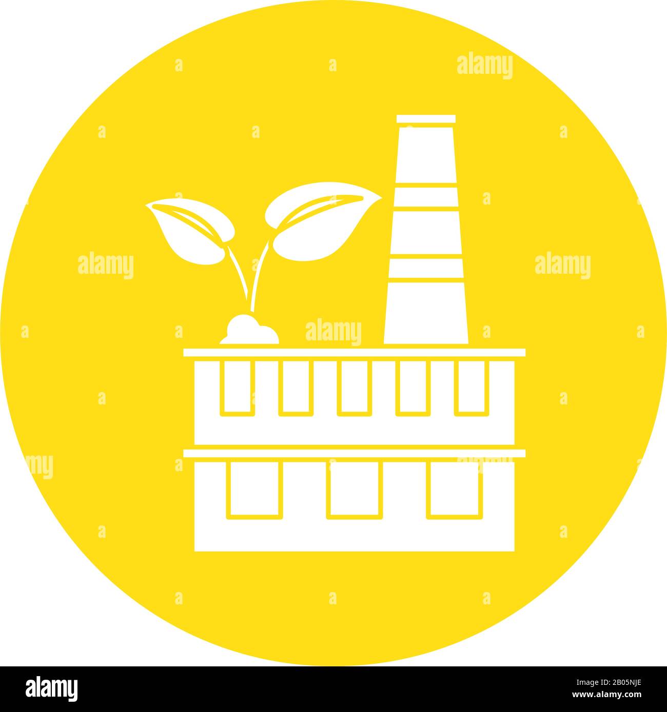 factory plant building isolated icon Stock Vector Image & Art - Alamy