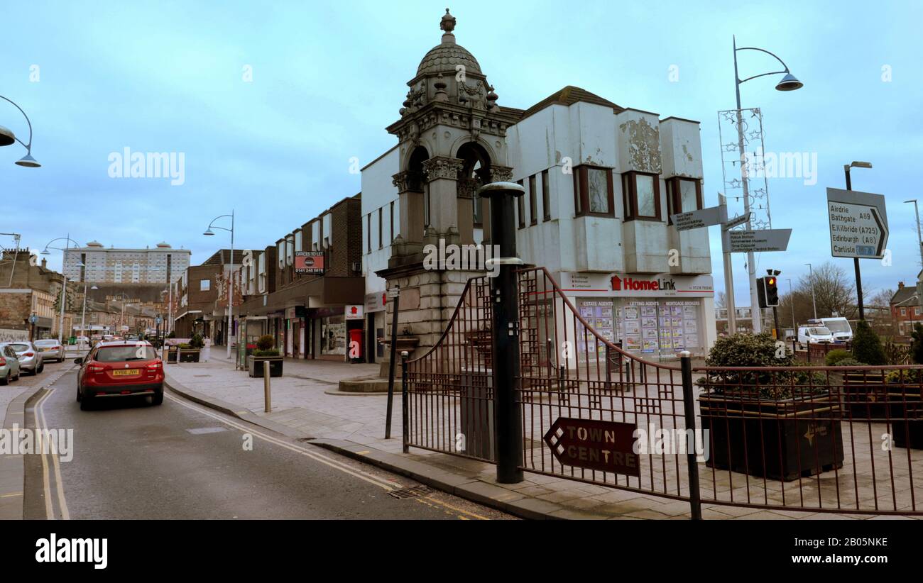 Coatbridge town centre Stock Photo - Alamy
