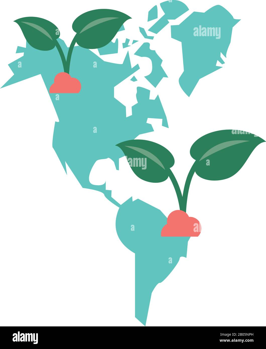 leafs plants ecology in the world maps Stock Vector Image & Art - Alamy