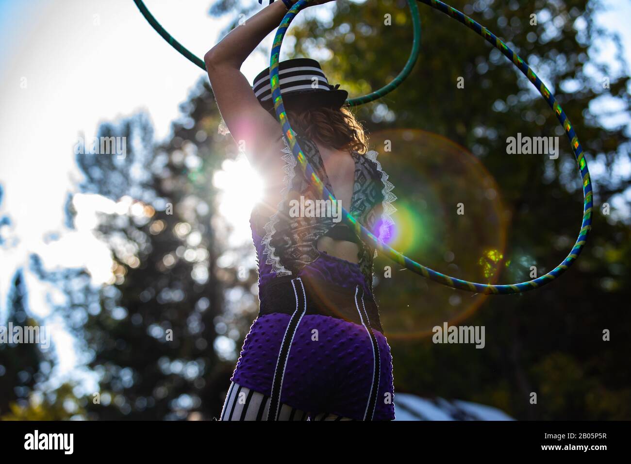 Woman performing hula dance hi-res stock photography and images - Alamy