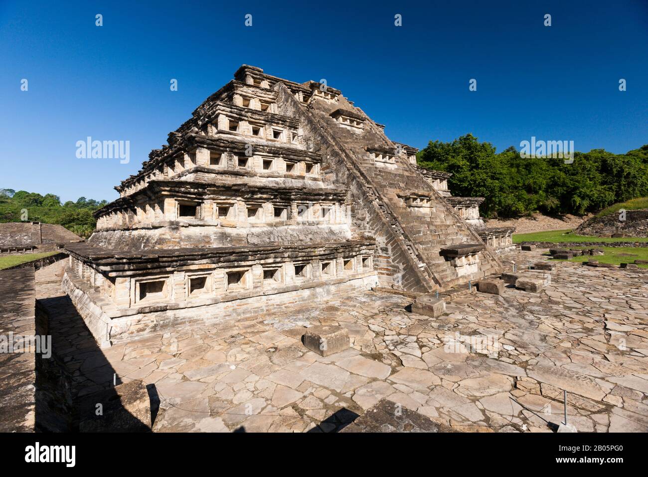 Pyramid of the Niches, El Tajin, most important north-east Mesoamerica ...