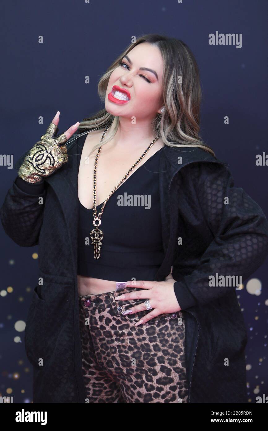 Miami, FL, USA. 18th Feb, 2020. Chiquis Rivera at the 2020 Premio Lo ...
