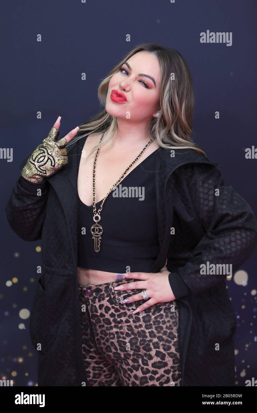 Miami, FL, USA. 18th Feb, 2020. Chiquis Rivera at the 2020 Premio Lo ...