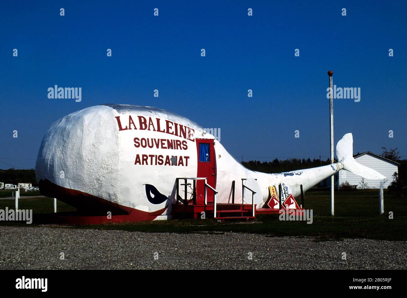 CANADA, QUEBEC, GASPE, 'WHALE' SOUVENIR STAND Stock Photo - Alamy