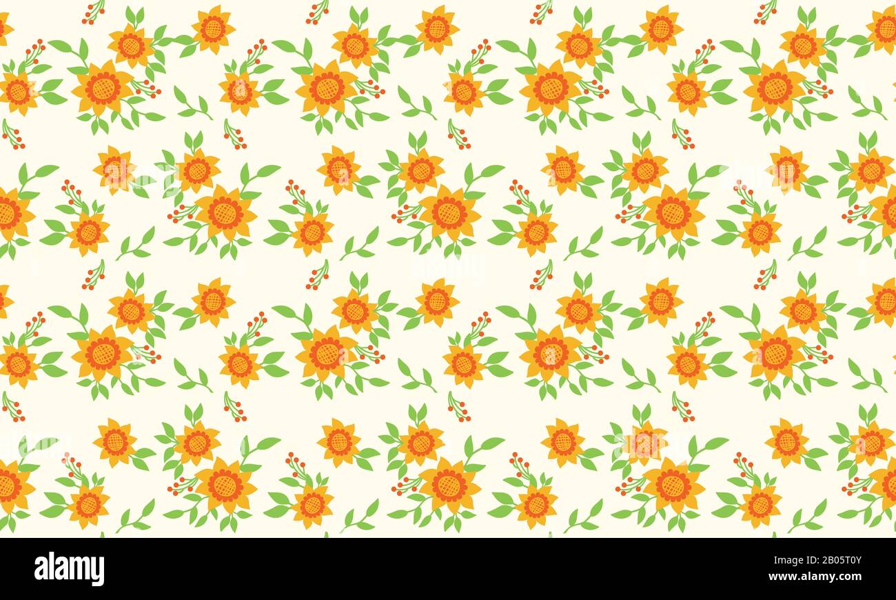 Abstract flower pattern background for spring, with leaf and flower ...