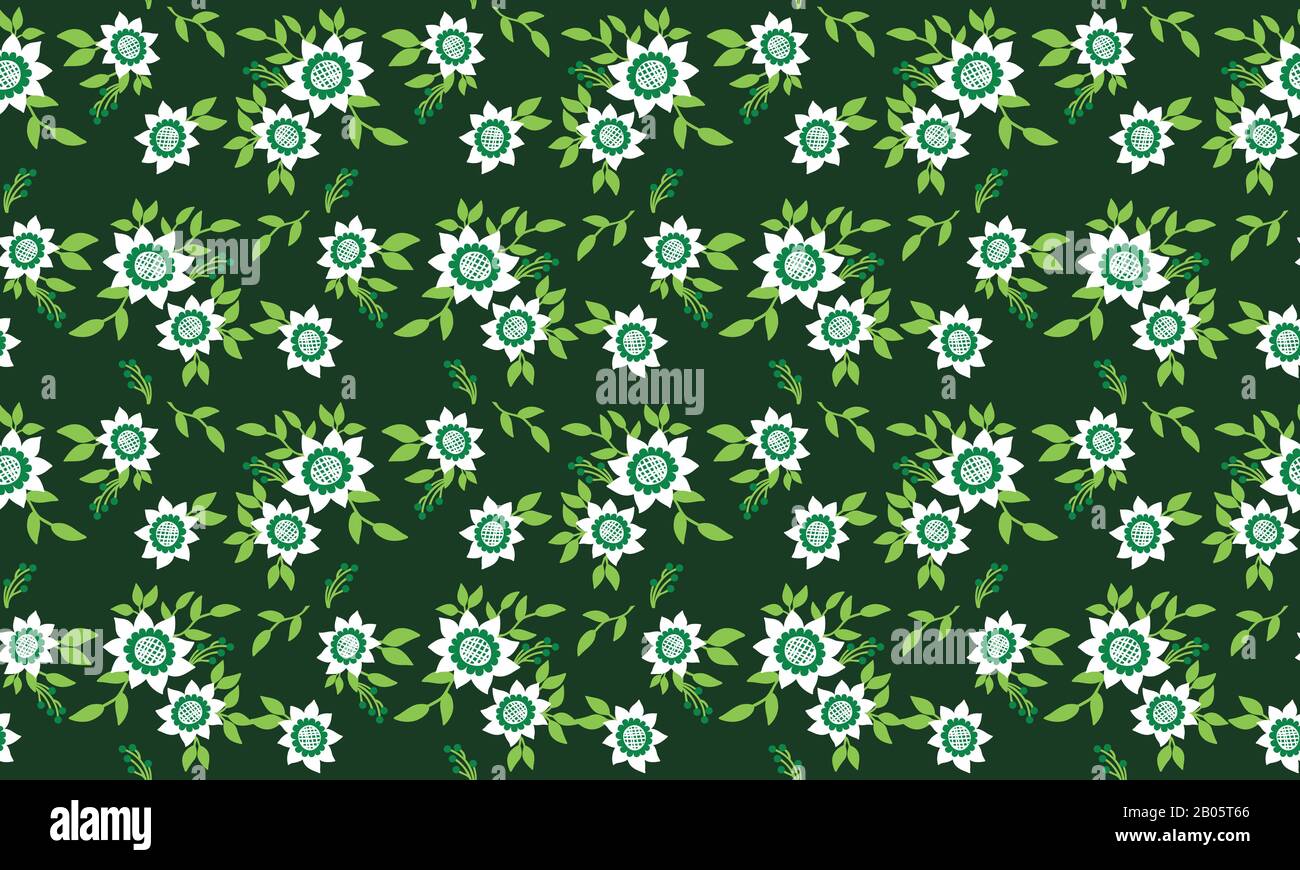 Abstract flower pattern background for spring, with leaf and flower ...