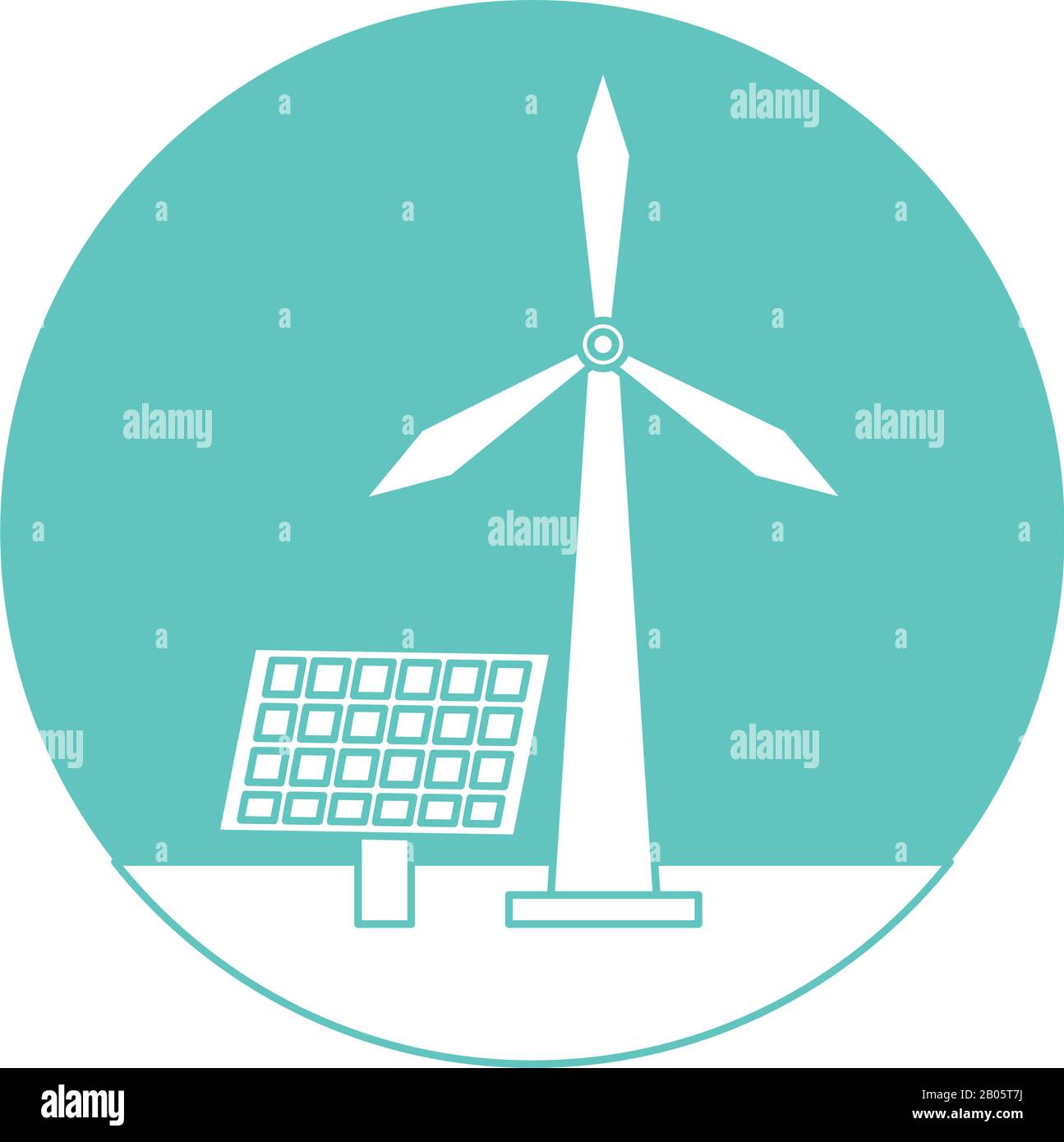 Solar panel agriculture Stock Vector Images - Alamy
