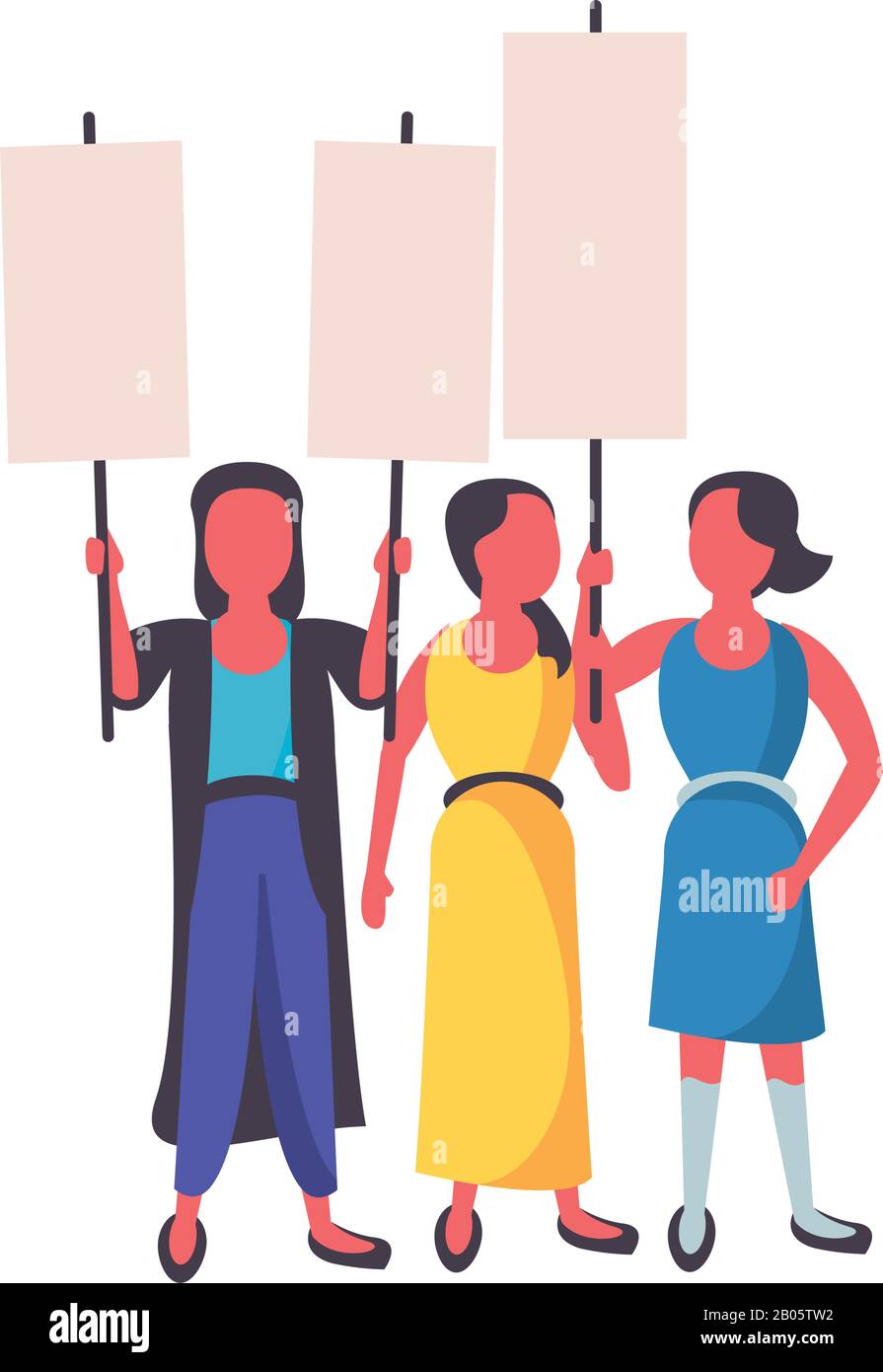 We women demand Stock Vector Images - Alamy