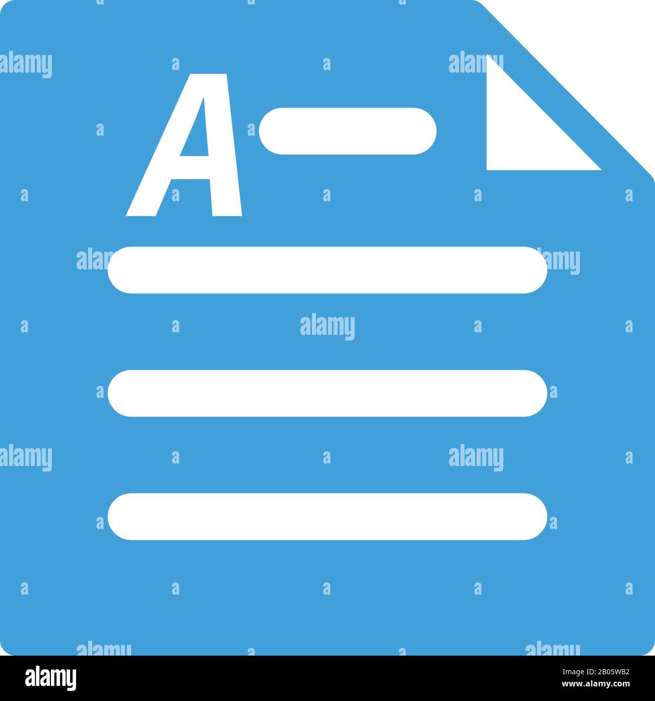 Document icon design vector template Stock Vector Image & Art - Alamy