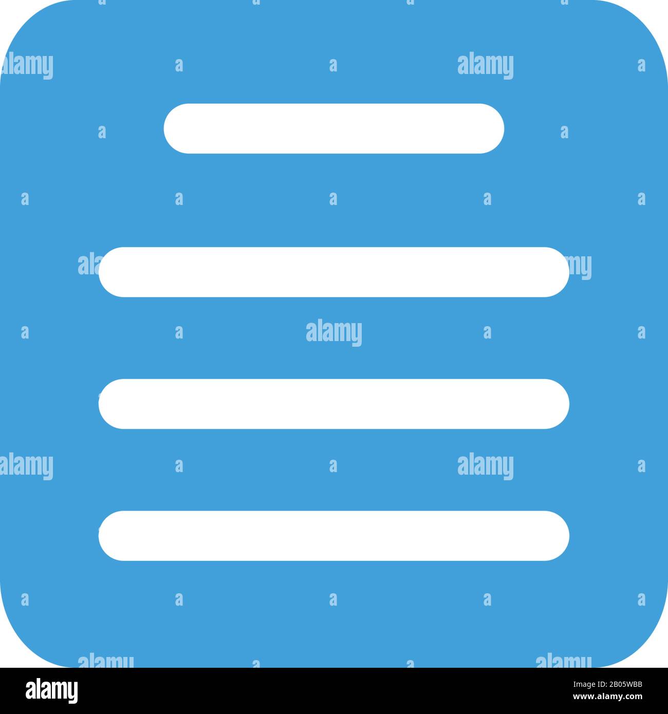 Clean simple document icon hi-res stock photography and images - Alamy