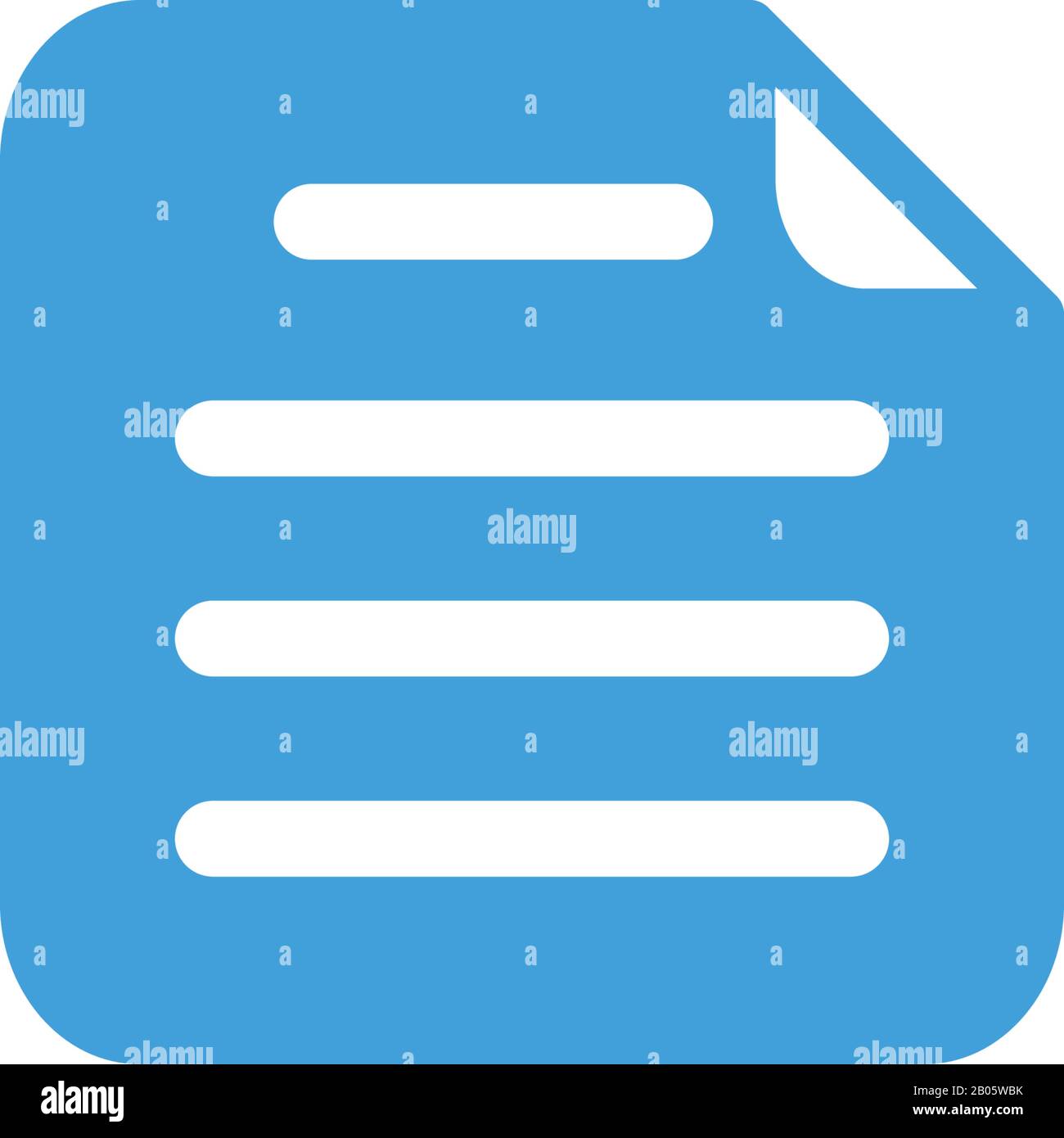 Document icon design vector template Stock Vector Image & Art - Alamy