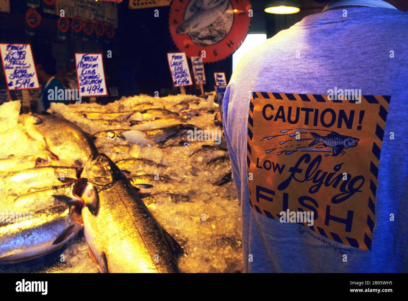 USA, WASHINGTON, SEATTLE, PIKE PLACE MARKET, PIKE PLACE FISH MARKET ...