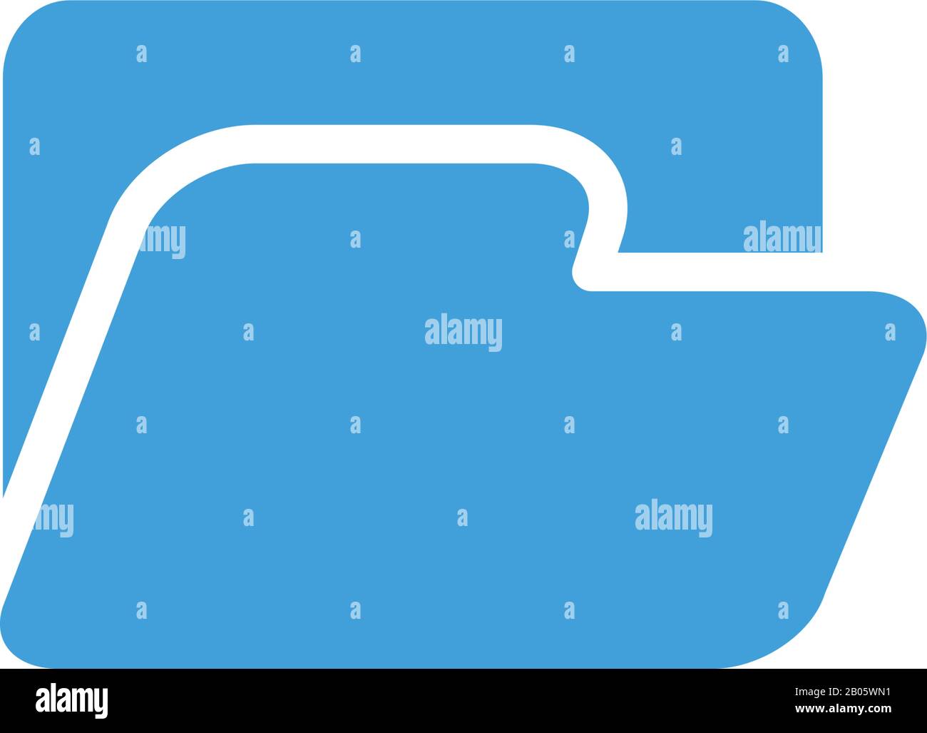 Folder icon vector Stock Vector Images - Alamy