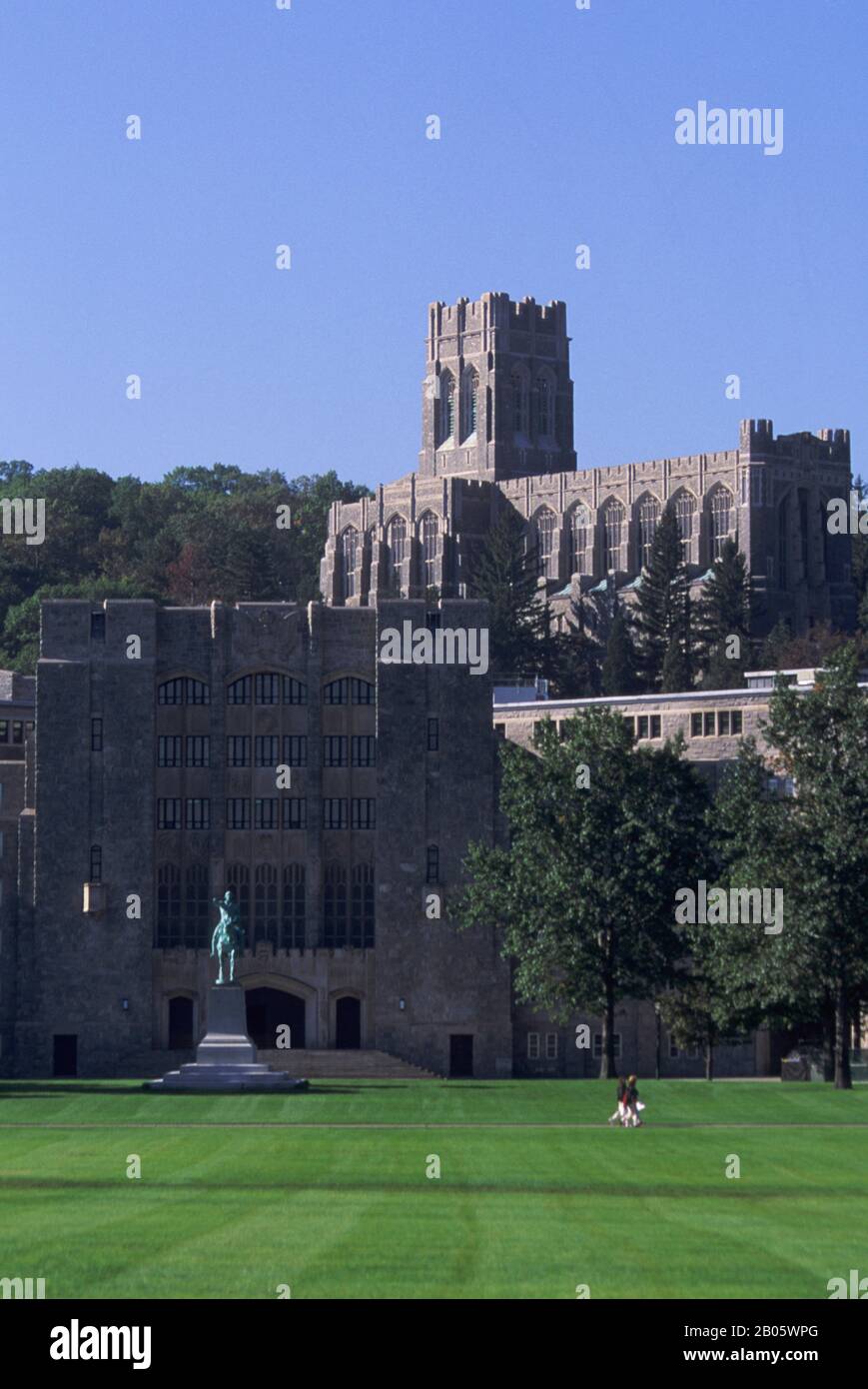 USA, NEW YORK, HUDSON RIVER, WEST POINT, MILITARY ACADEMY, VIEW OF CADET CHAPEL Stock Photo - Alamy