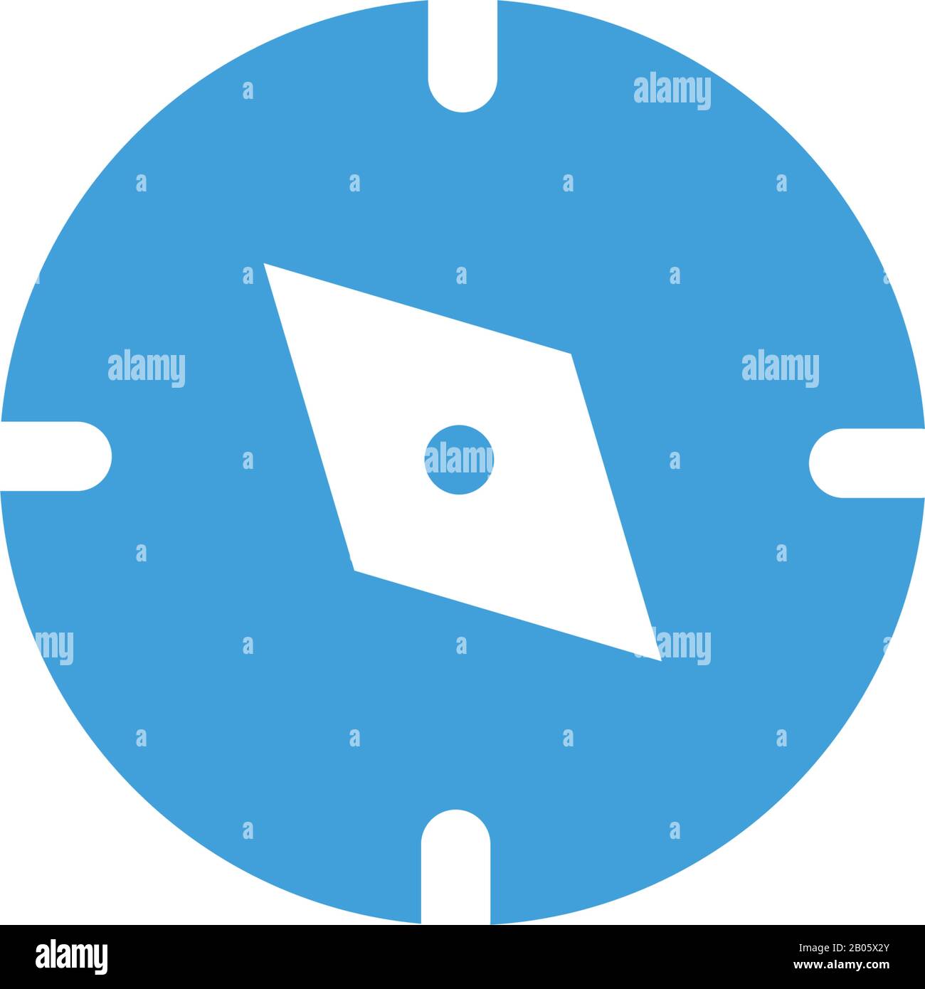 Compass icon design template. Vector illustration Stock Vector Image ...