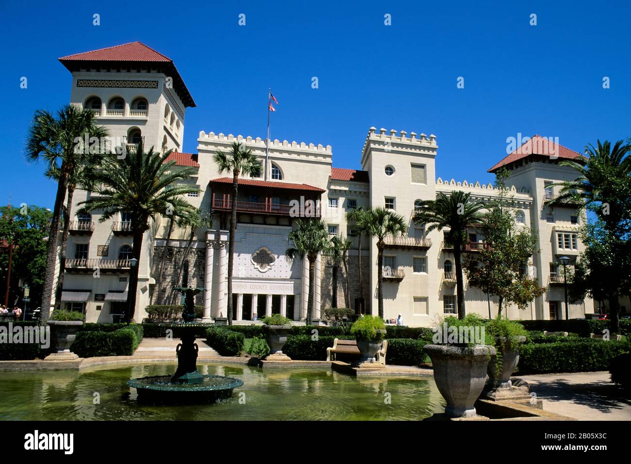 USA, FLORIDA, ST. AUGUSTINE, ST. JOHNS COUNTY COURTHOUSE Stock Photo ...