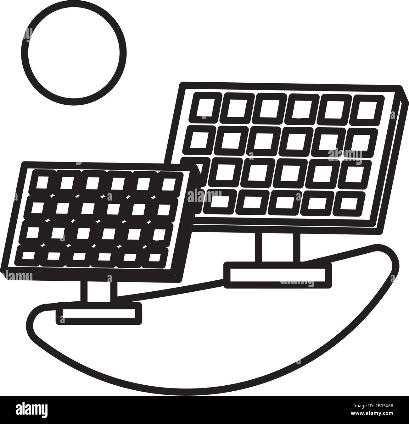 Mobile solar power Black and White Stock Photos & Images - Alamy