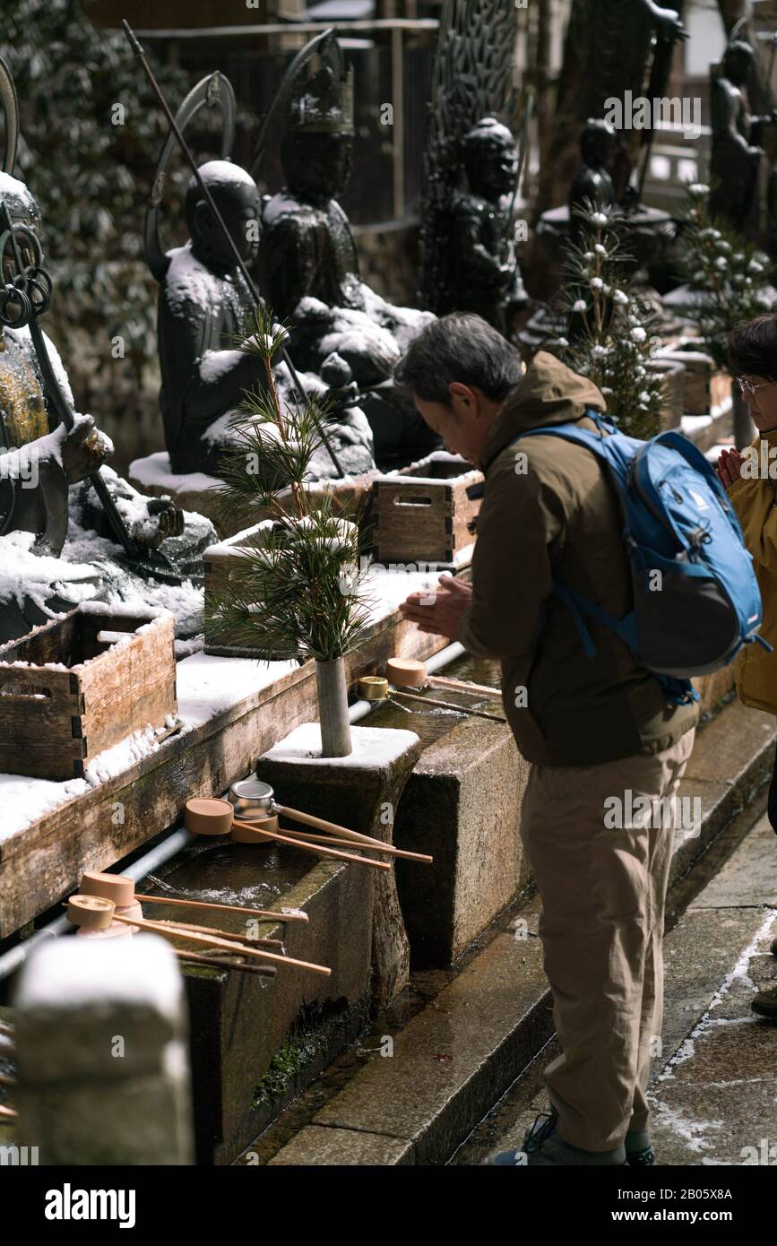 Okunoin, Japan's largest cemetery, located on Mt. Koya, the birthplace ...