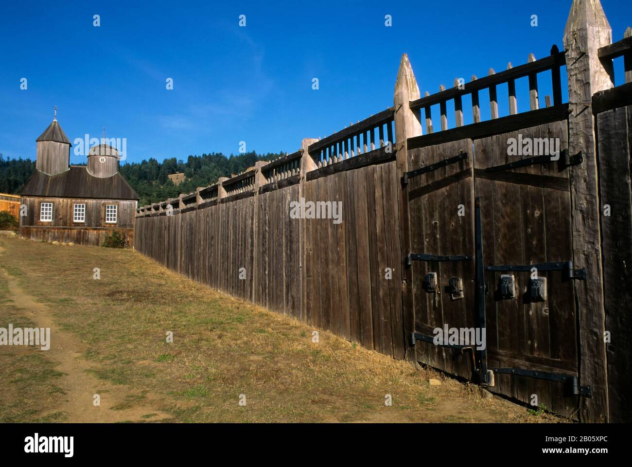USA, NORTHERN CALIFORNIA, FORT ROSS STATE HISTORIC PARK, CHAPEL Stock ...