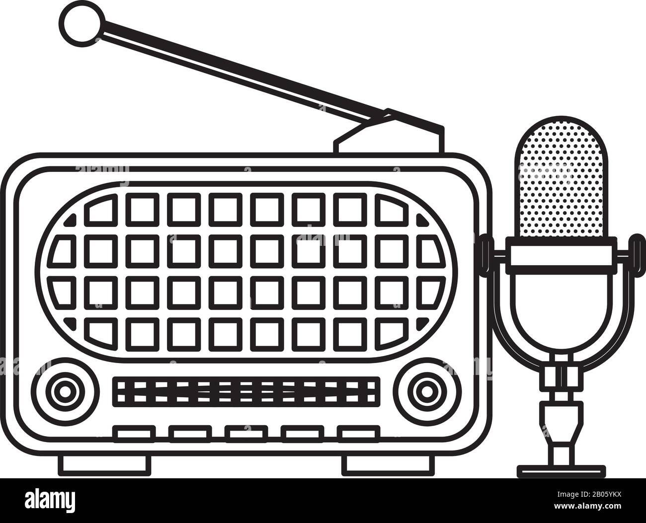 Radio Microphone Clip Art