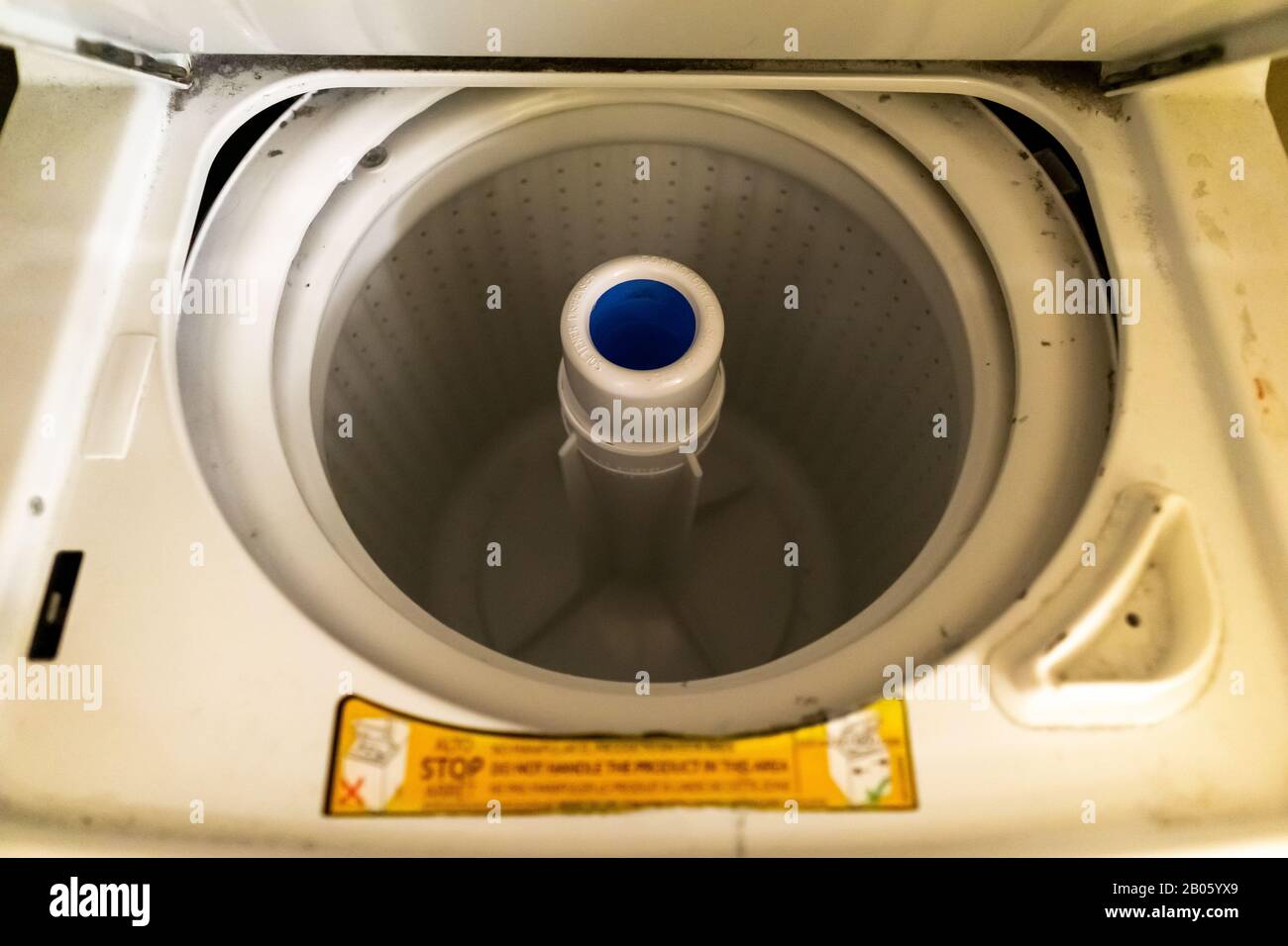 Washer of a laundry machine, open door Stock Photo - Alamy