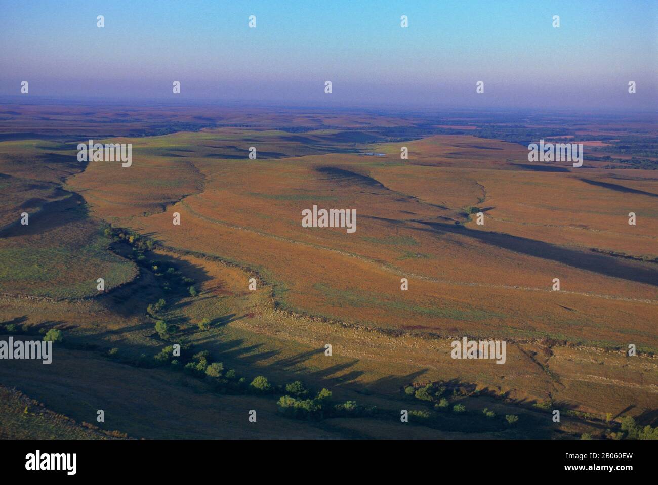 Kansas prairie aerial view hi-res stock photography and images - Alamy