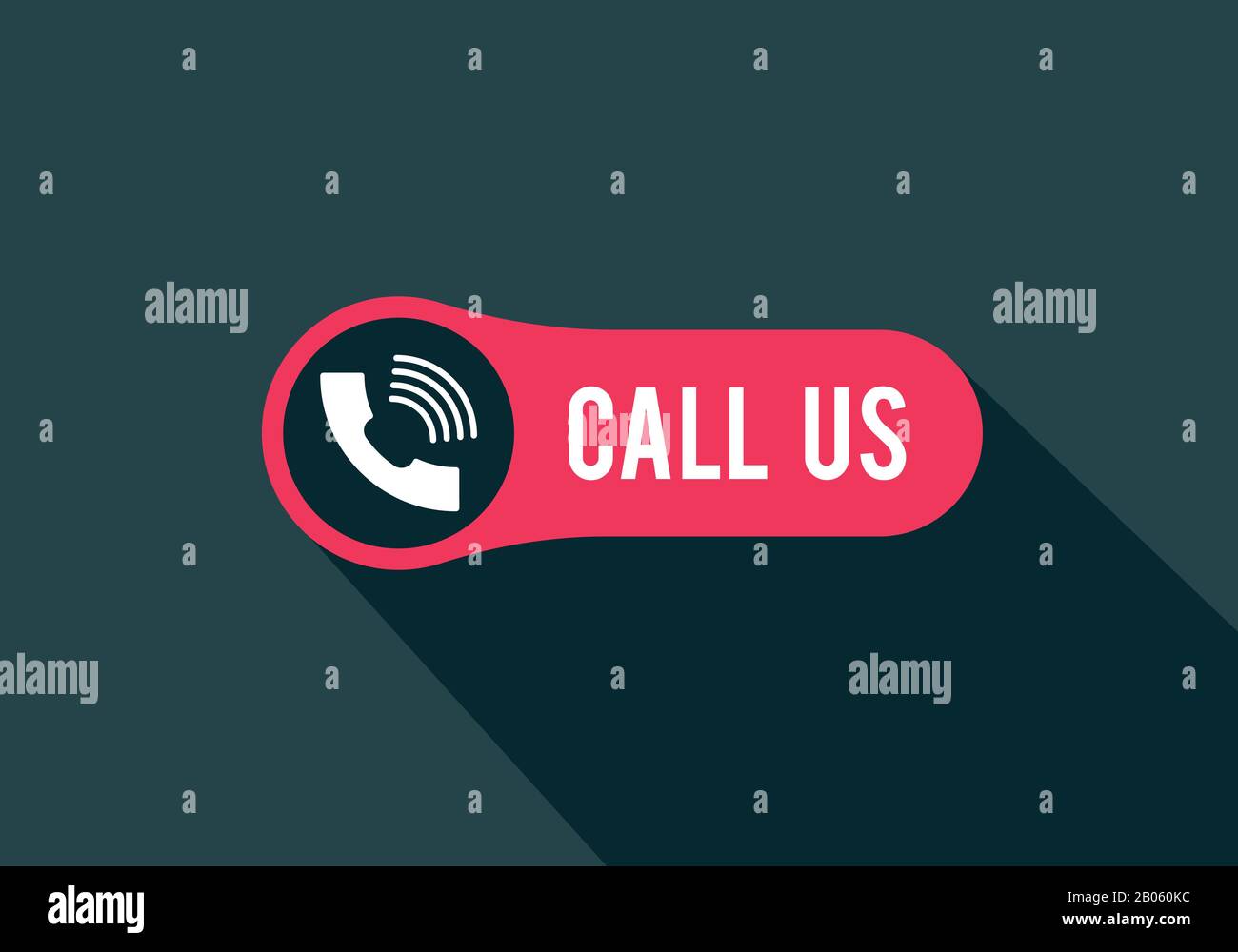 Call Us button, Contact Us icon design, Call Us Banner Stock Vector ...