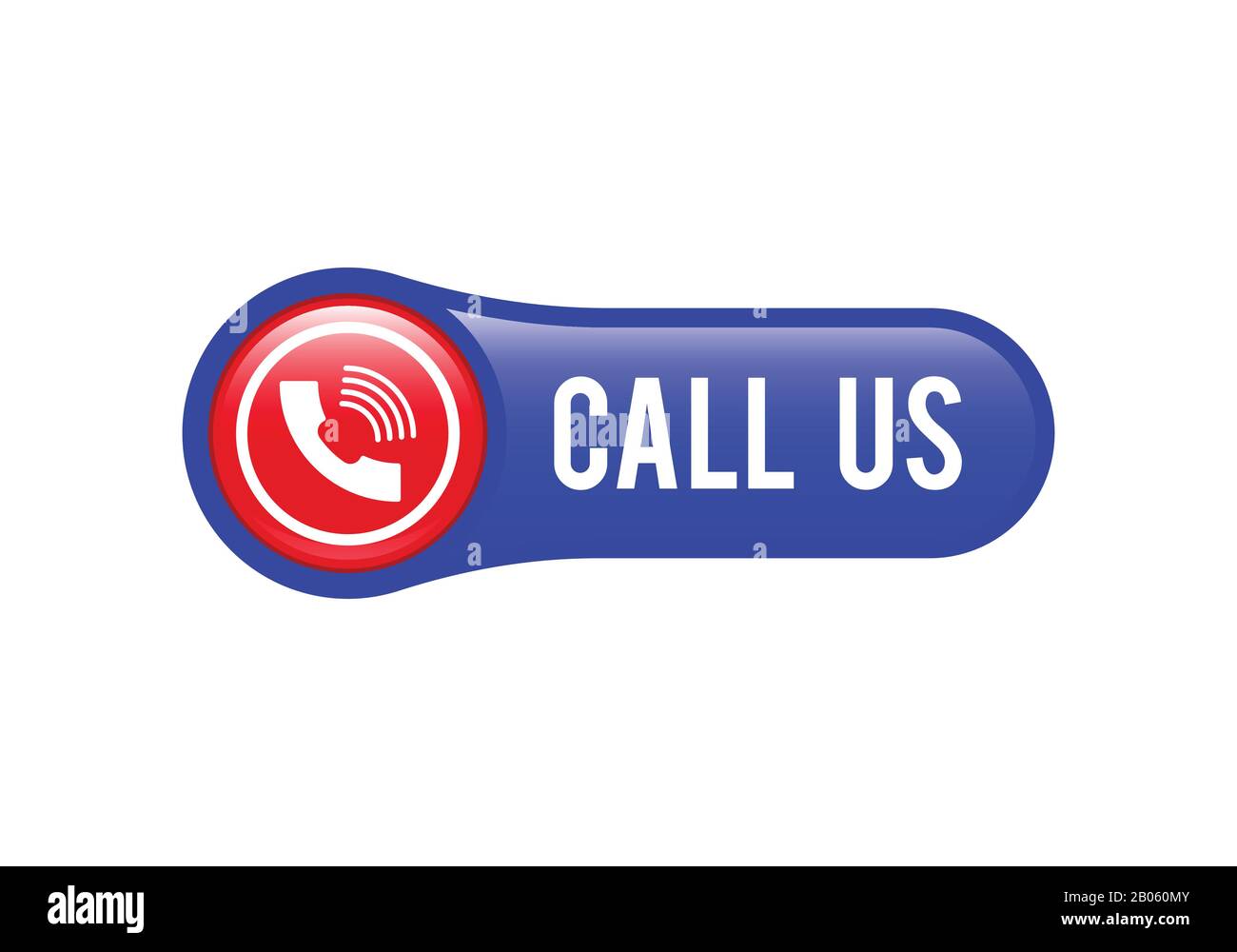 Call Us button, Contact Us icon design, Call Us Banner Stock Vector ...